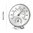 10x10x5cm 2-in-1 Analog Thermometer Hygrometer Fahrenheit Celsius Room ...