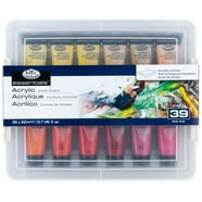 Gallery Glass Stained Glass Acrylic Paint Kit, 8 Piece Glass Paint Set ...