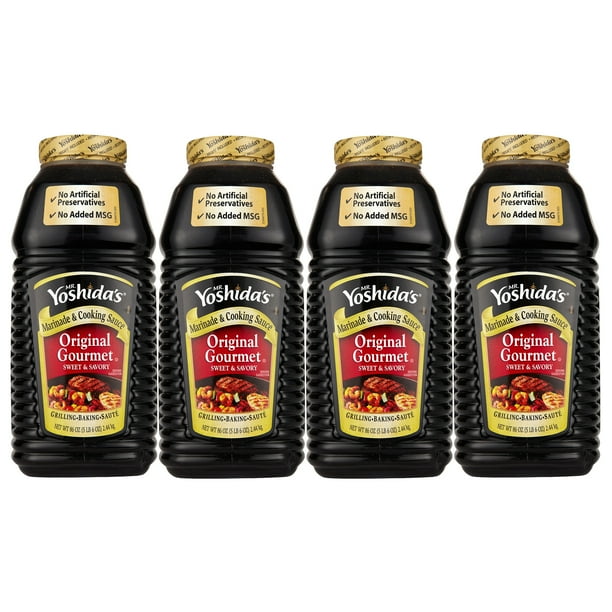 4 PACK | Mr. Yoshida's Original Gourmet Sauce (86 oz.) - Walmart.com