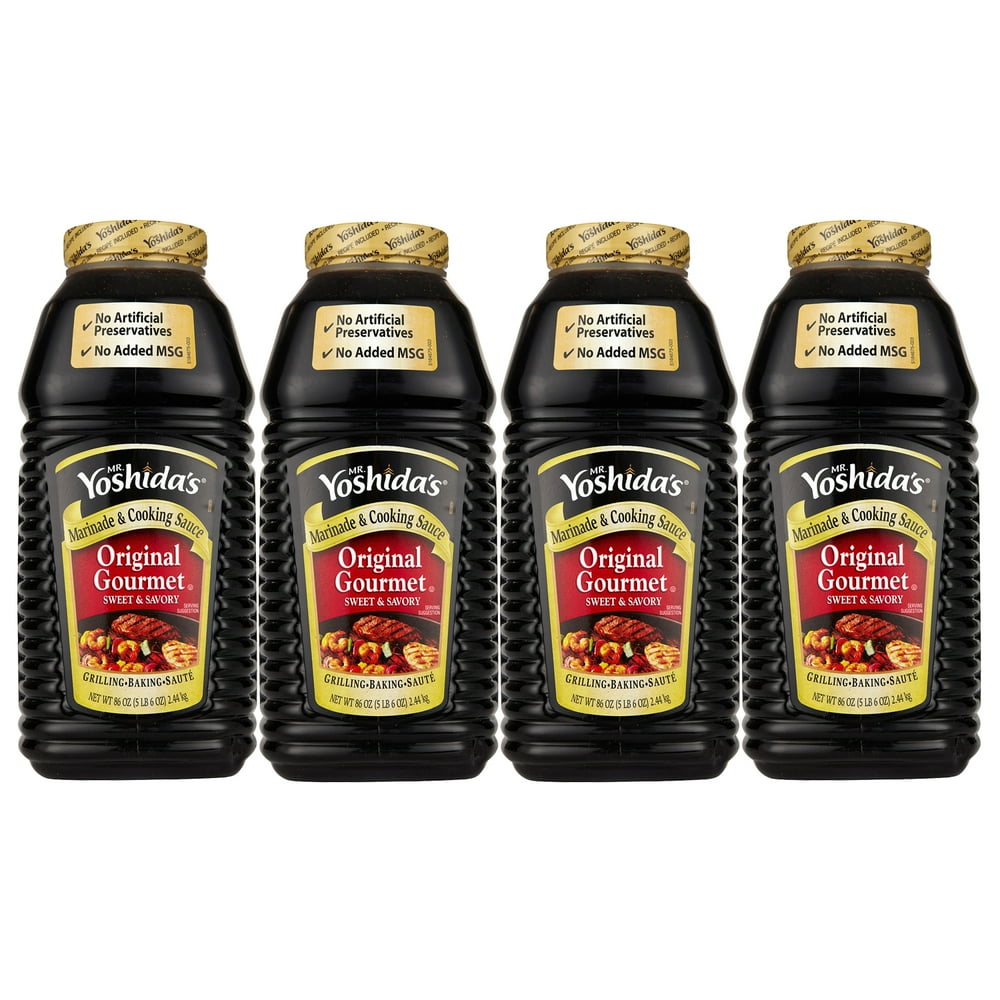 4 PACK | Mr. Yoshida's Original Gourmet Sauce (86 oz.) - Walmart.com ...
