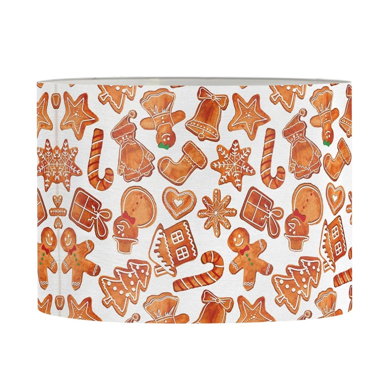 NETILGEN Farmhouse Lamp Shade Home Gingerbread Man House Lampshade PVC ...