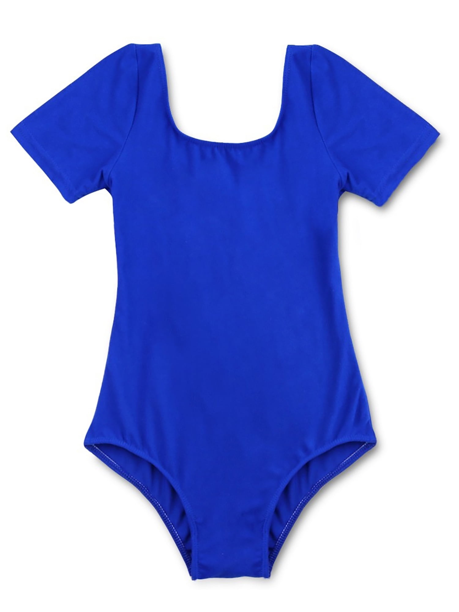 CHICTRY Girls Team Basic Ballet Dance Leotard Short Sleeve Gymnastics ...