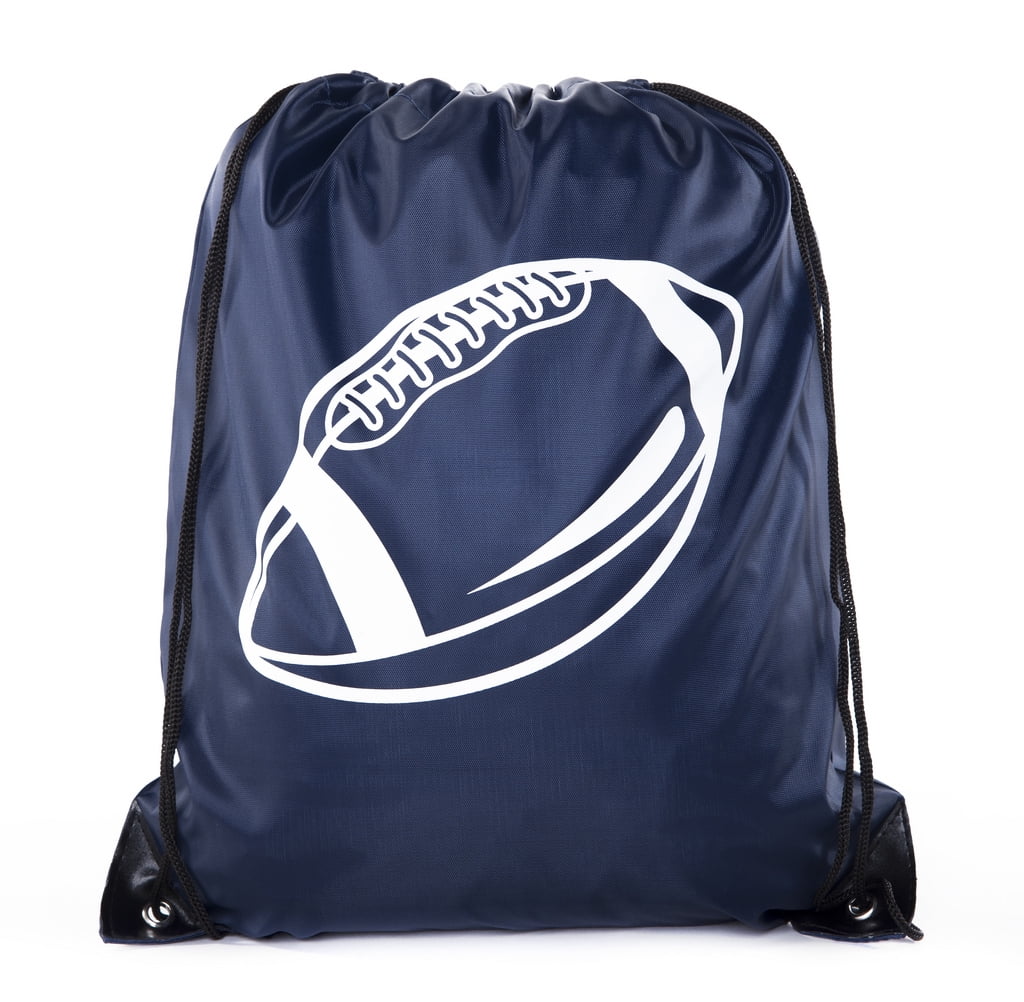 Football Party Bags | Football Drawstring Cinch Backpacks for Team ...