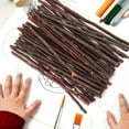 36Pcs Natural Wood Log Sticks for Crafts 11.8" Dried Twigs for DIY Wood ...