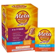 Metamucil Fiber Supplement, Unflavored Clear Mixing Powder, No Grit, No ...