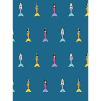 Barbie Mermaids Removable Vinyl Wallpaper, White - Walmart.com