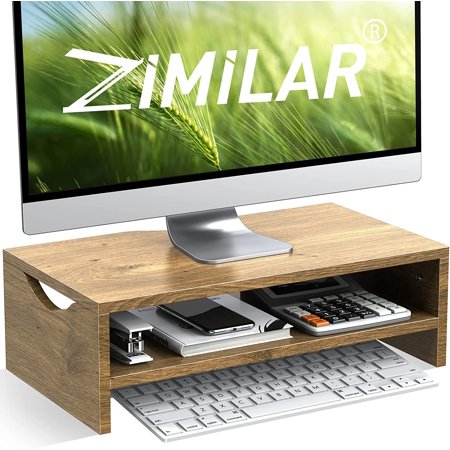 Zimilar Monitor Stand Riser, 2 Tiers Laptop Computer Monitor Riser for ...