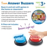 Learning Resources Team Answer Buzzers - Set of 8 Classroom Buzzers ...