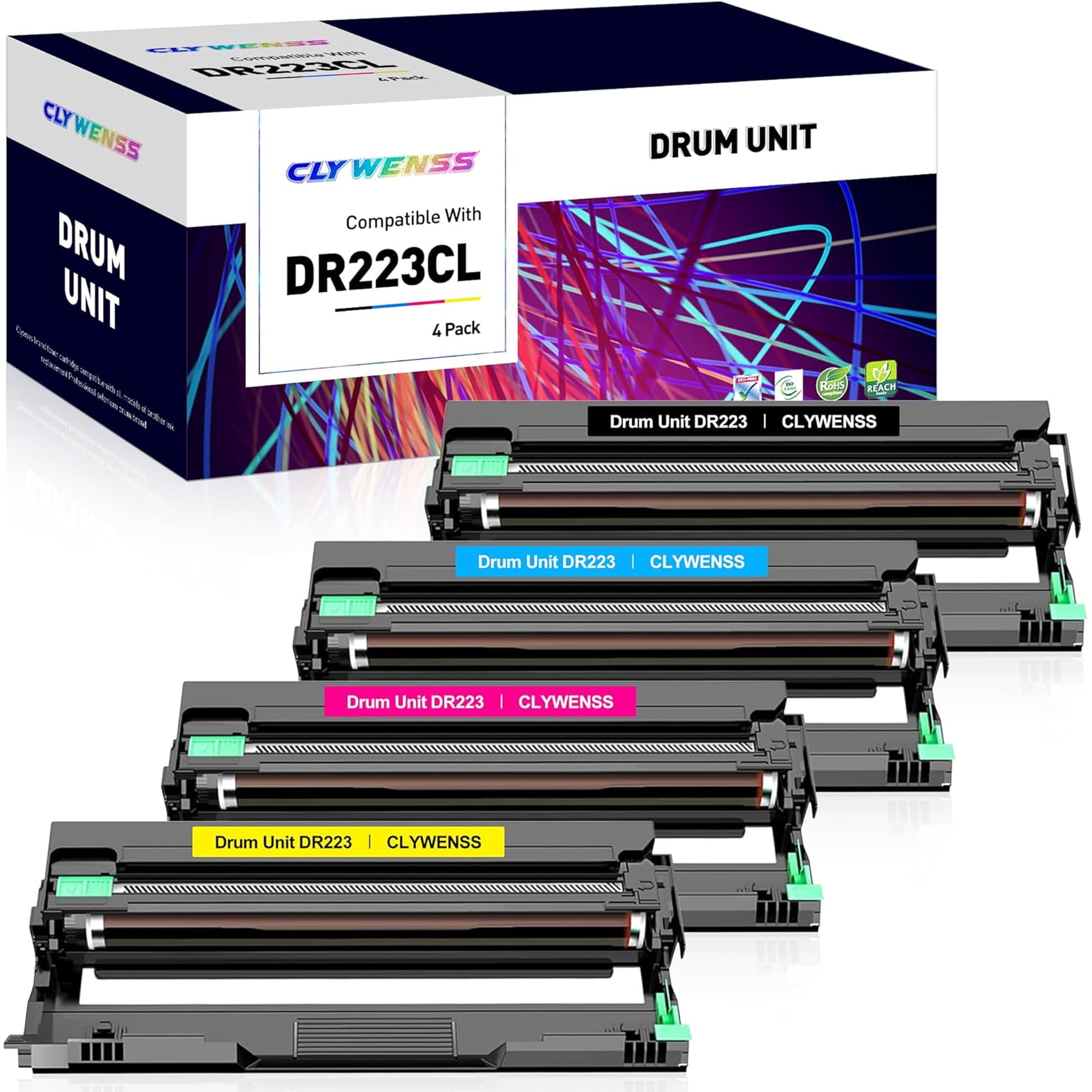 Click here for Yantong Dr223cl Drum Unit Set 4-Pack Replacement F... prices