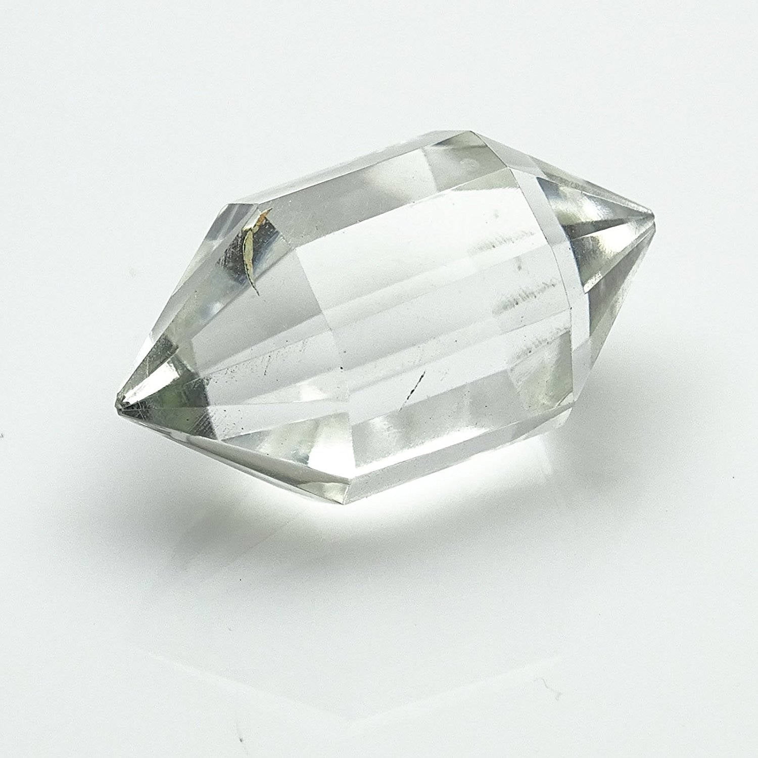 Harmonize Newly Hexagonal Prism Clear Crystal Decor Figurine Gemstones ...