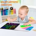 OSLINE Rainbow Scratch Art for Book, Arts and Crafts for Kids Ages 3-10 ...