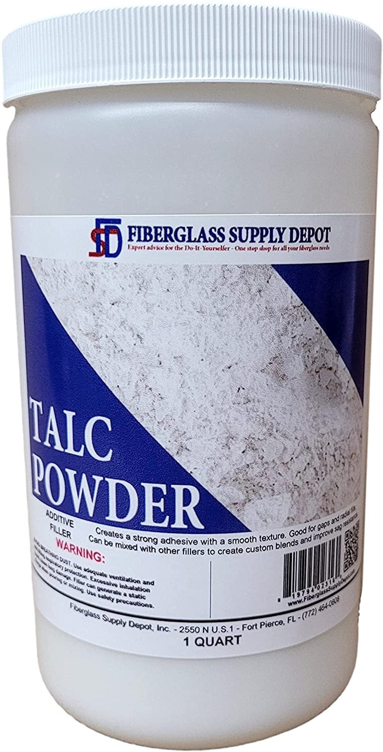 SUPER PURE TALC POWDER: ONE QUART (USED FOR FILLER, PAINTING ...