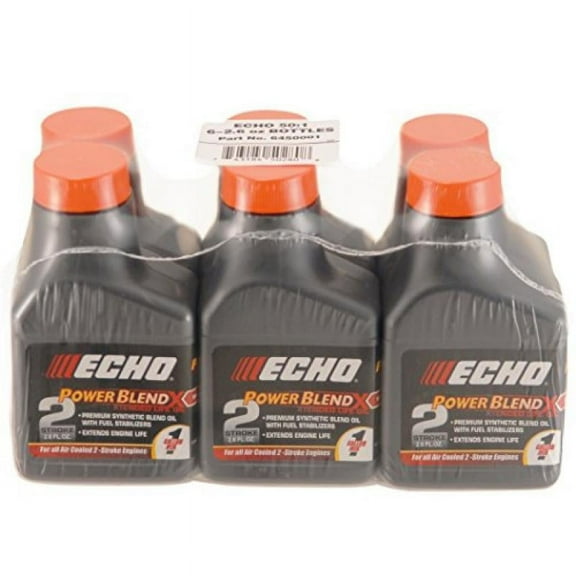Echo Original Equipment 6-PACK Red Armor 2-Cycle Engine Oil (2.6 fl oz ...