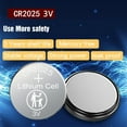 CR2025 Battery 3v Lithium Button Cell Coin 2025 Batteries Nightkonic (4 ...