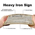 1pc Vintage Metal Tin Sign Iron Wall Decor for Bars Restaurants Cafes ...