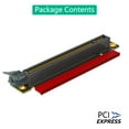 PCIE 90 Degree Right Angle Pci-e Pciexpress 3.0 16X Extender Protector ...