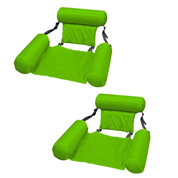 2pcs Water Floating Hammock Inflatable Swimming Pool Float Lounge ...