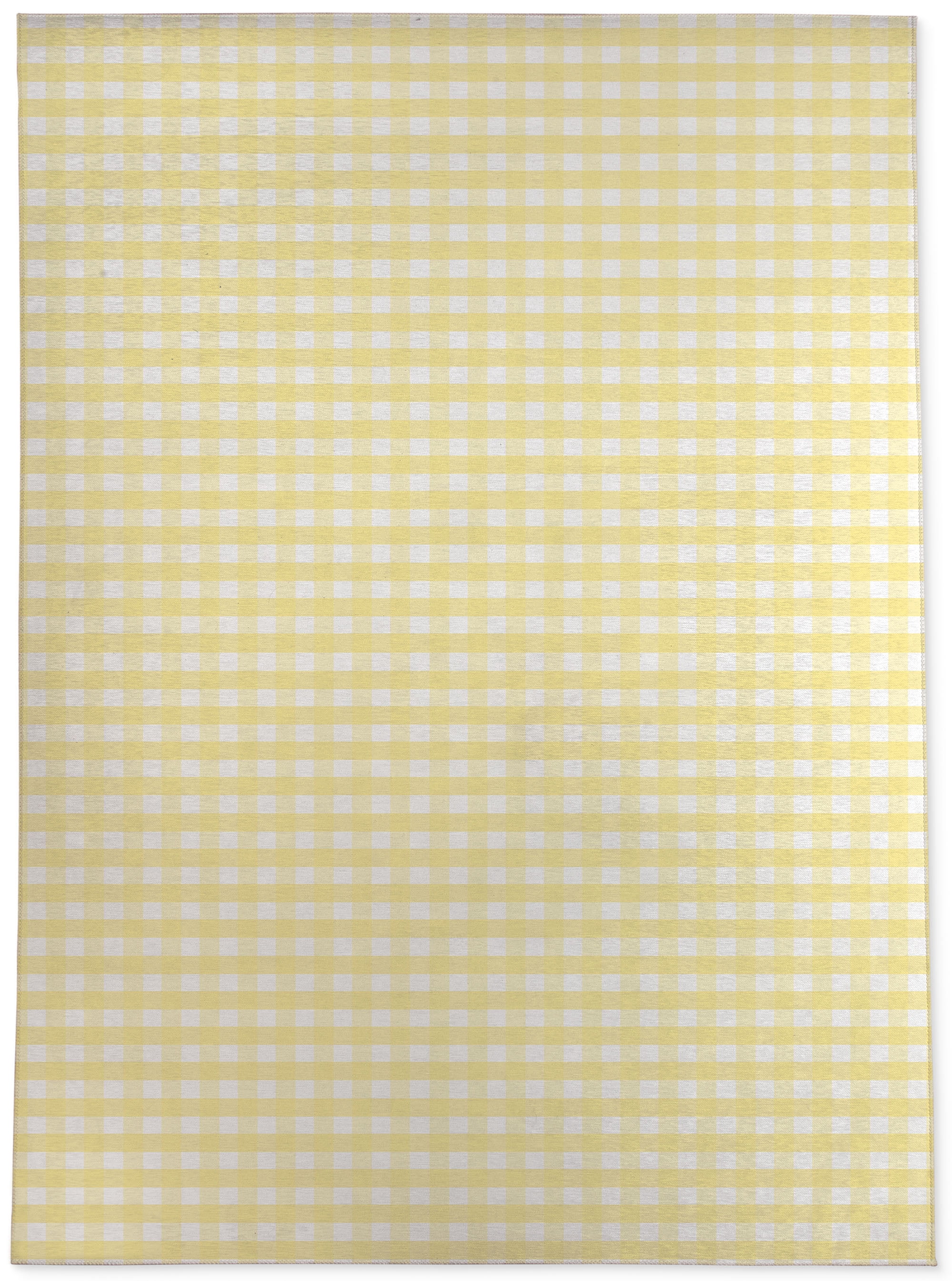 BUTTER GINGHAM DREAM Outdoor Rug By Kavka Designs - Walmart.com