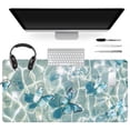 Blue Butterfly Water Ripple Design Mouse Pad 31.5 x 11.82 inches Rubber ...