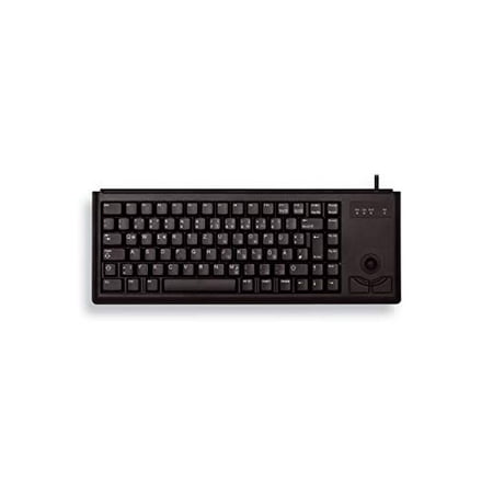 cherry g84-4400 compact Ultra Slim Trackball Keyboard USB (Black ...