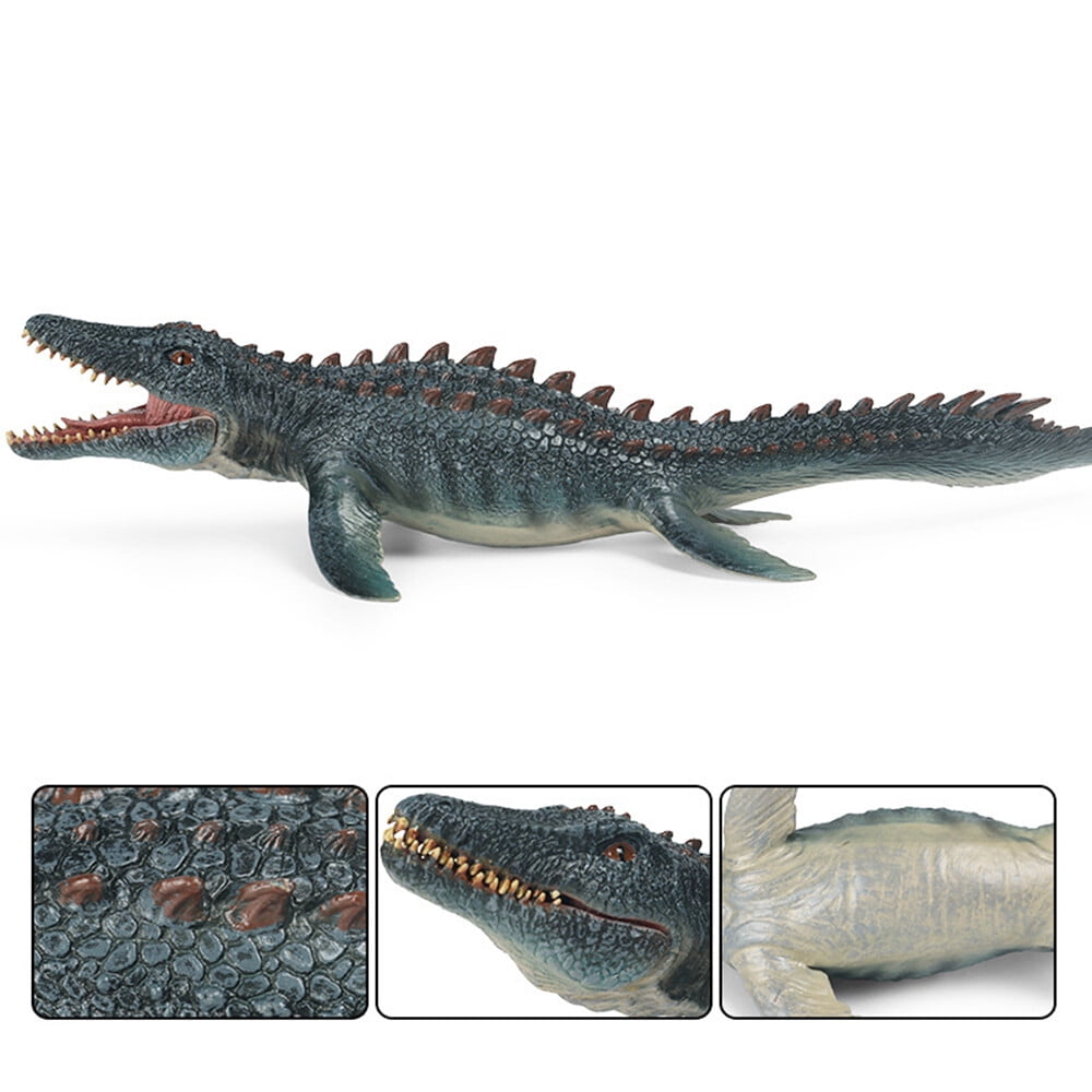 Buy EOIVSH Large Dinosaur Toy Indominus Rex & Mosasaurus, Plastic ...