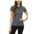 Teen's Fashion Solid Polos, Versatile 3-Button Work & School Polo, 15 ...