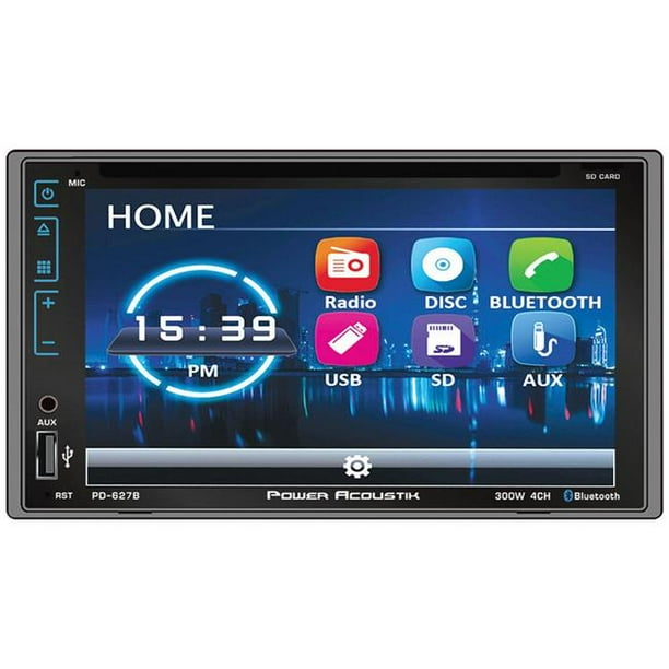 6.2″ Double DIN DVD, CD/MP3 Car Stereo with Bluetooth 4.0, PD-627B ...