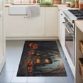 Area Rug 2x3ft, Halloween Scary House Pumpkin Ghost Washable Rugs for ...