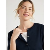 Free Assembly women's Puff Sleeve Cardigan Sweater - Walmart.com