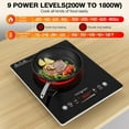 Single Burner Electric Cooktop - 1-Burner Electric Stove with 9 Power ...