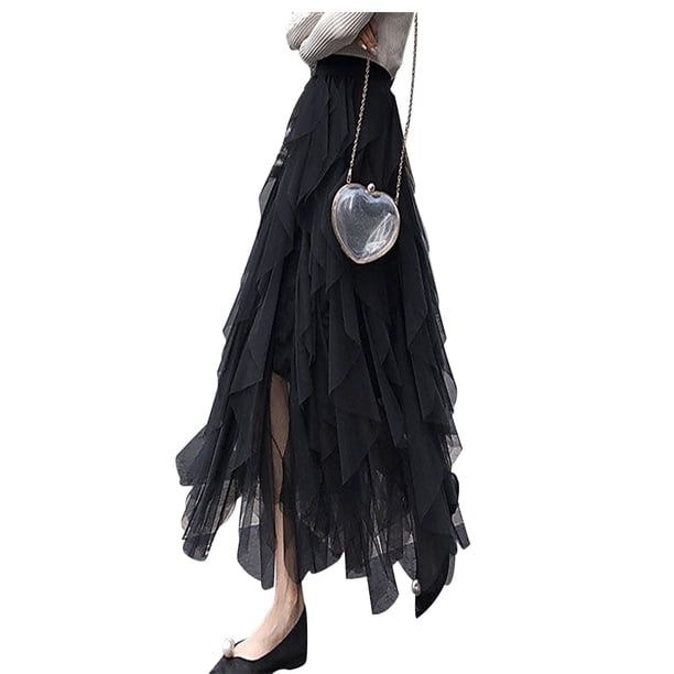 Long Tiered Skirts