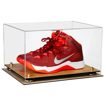 Deluxe Acrylic Clear Basketball Shoe Display Case with Wood Floor (A025 ...