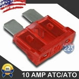 500 PCS 10 AMP ATC/ATO Standard Regular Fuse Blade 10A Car Truck Boat ...