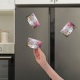 Abstract Flowers and Trees Fridge Magnetic Sticker Refrigerator Magnets ...