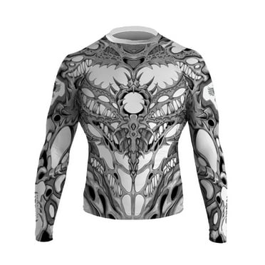 Raven Fightwear Men's Cthulhu MMA BJJ Rash Guard Black Small - Walmart.com