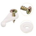 Uxcell 50Set 1 Inch Plastic Glass Retainer Clips Set for 4mm Thick ...