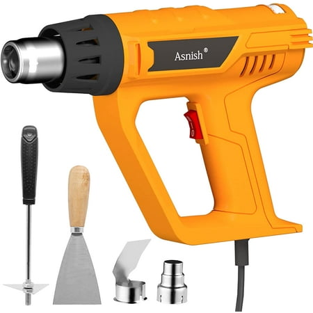 Heat Gun, Bmatwk 1800W Heavy Duty Hot Air Gun Kit Variable Temperature ...