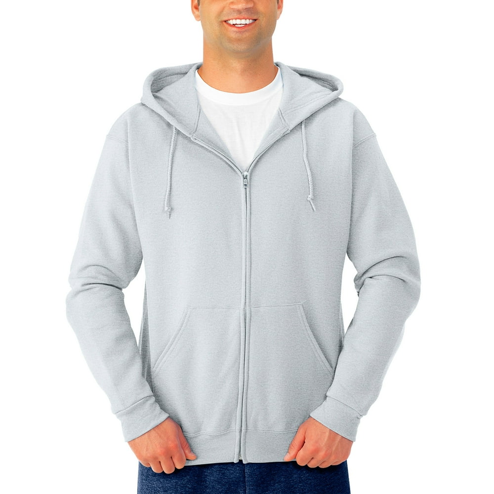 JERZEES - Jerzees Men's and Big Men's Fleece Full Zip Hooded Jacket, Up ...