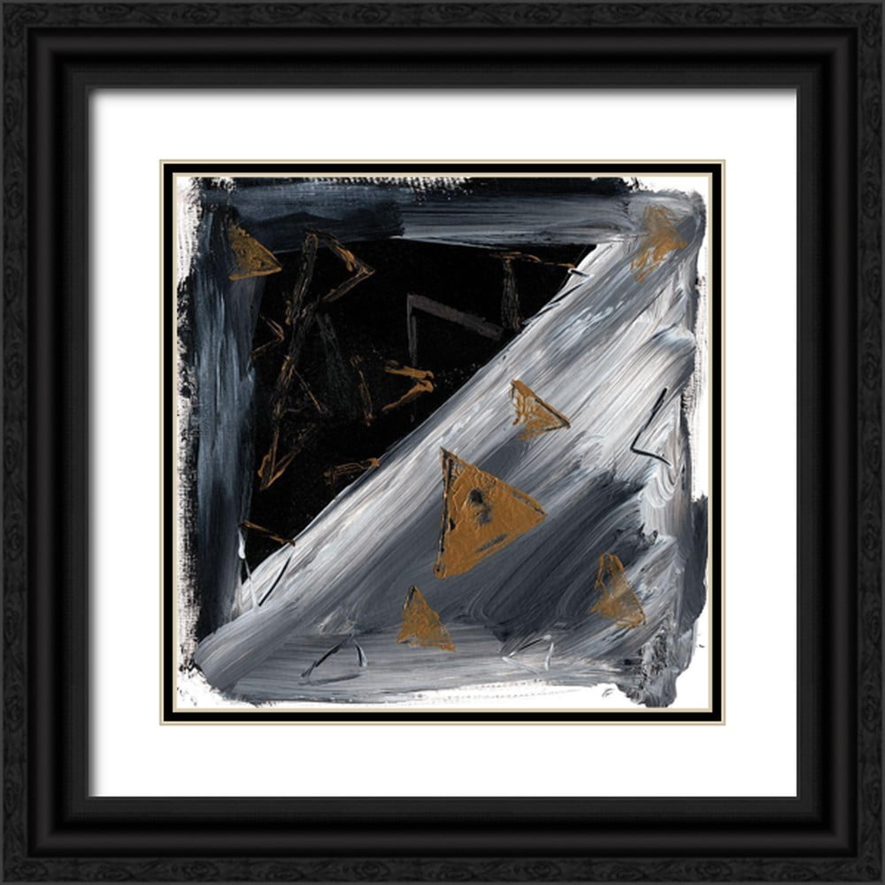 Lee, Judson 26x26 Black Ornate Wood Framed with Double Matting Museum ...