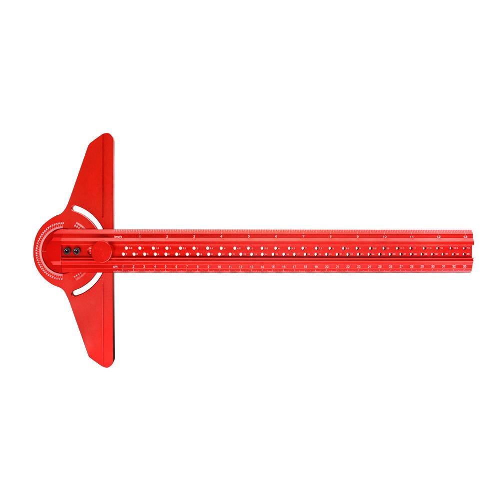 Angle Finder Protractor T-shaped Rotary Angle Ruler Hole Ruler ...