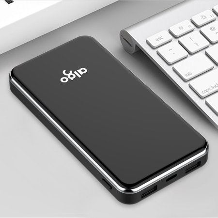 Aigo 5V/2A 10000mAh Micro-USB Polymer Core Ultra Slim Dual USB Ports ...