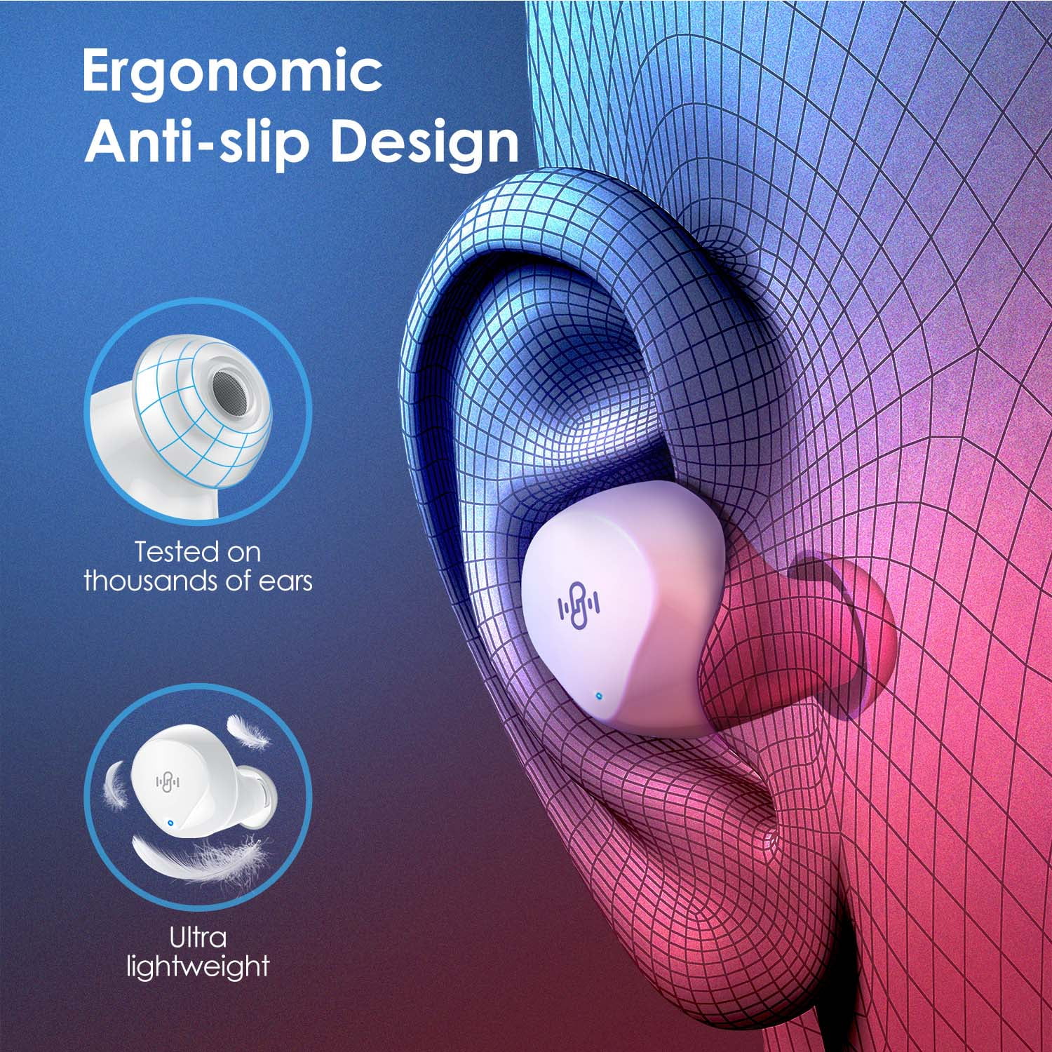 Buy Boltune Wireless Earbuds Stereo Bluetooth Earbuds, Bluetooth ...