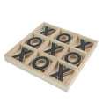 Mainstays Decorative Wood Tic-Tac-Toe Set, Brown - Walmart.com