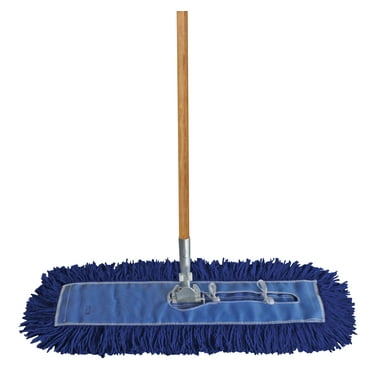 Dust Mop Kit 48" - White Industrial Closed Loop Dust Mop, Wire Dust Mop ...