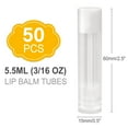 LotFancy Empty Lip Balm Tubes, White 5.5ml Containers, Filling Tray and ...