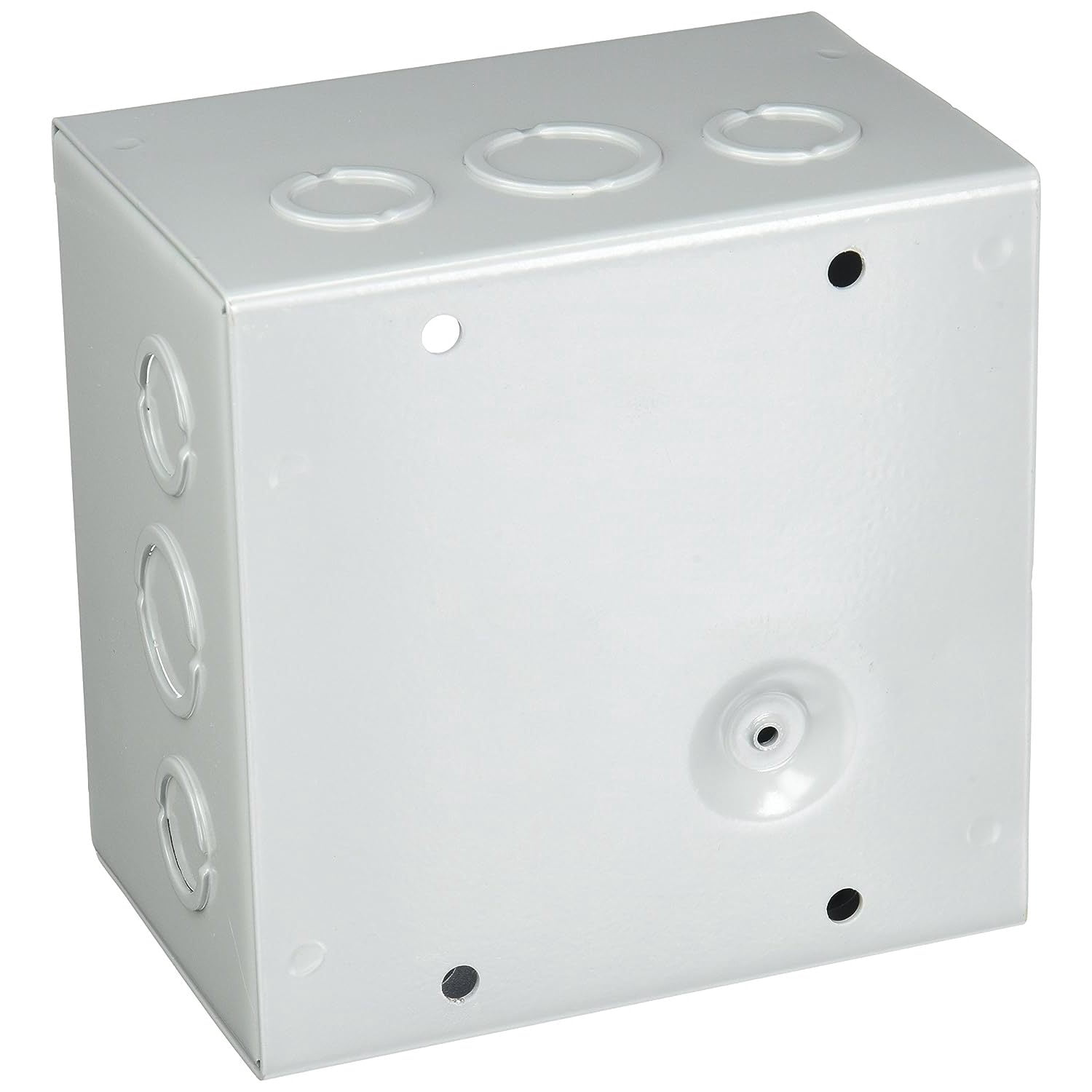 HTYSUPPLY ASE6X6X4 Pull Box, Screw Cover with Knockouts, Steel, 6" x 6 ...