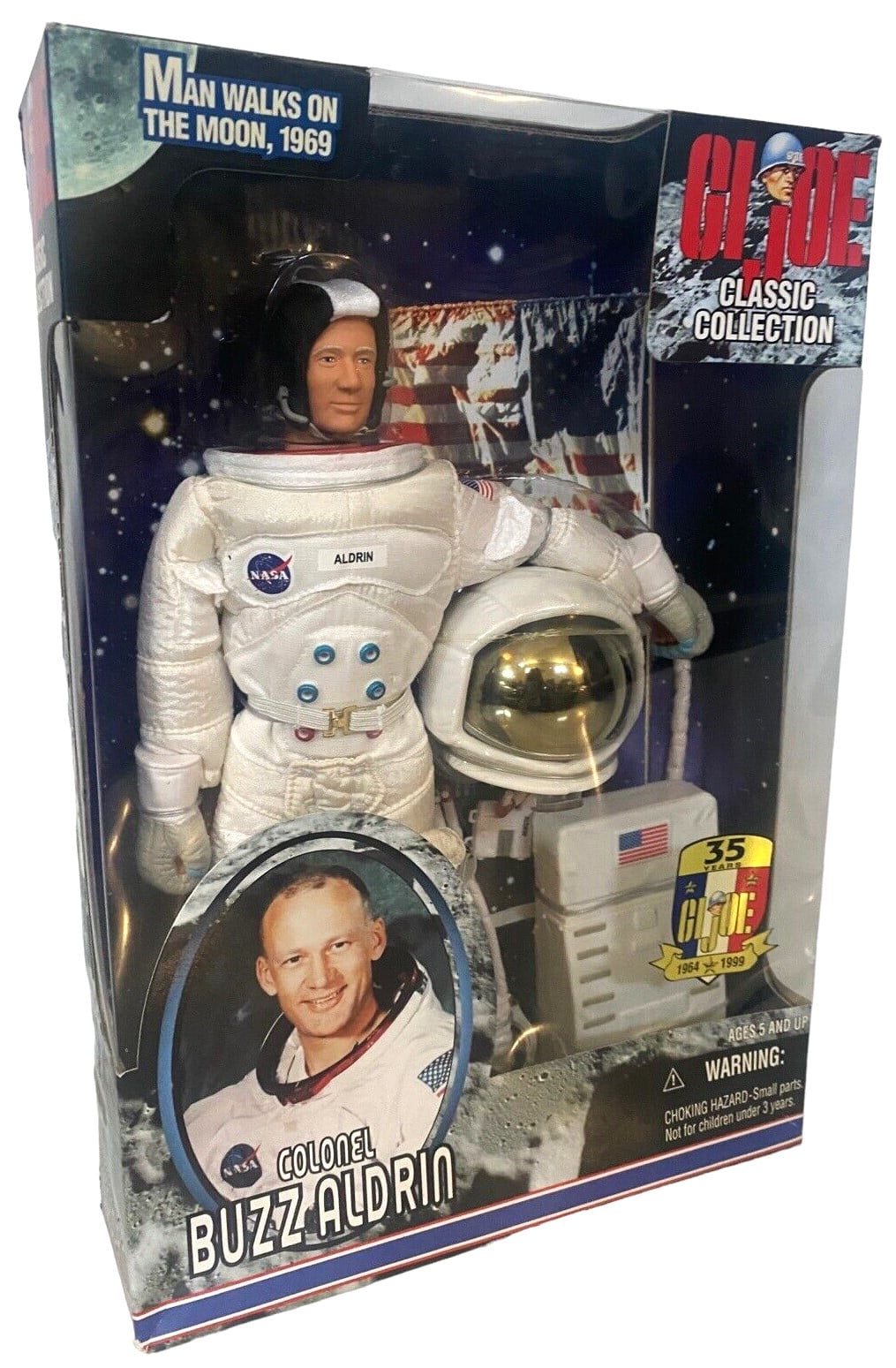 GI Joe Classic Collection Colonel Buzz Aldrin Astronaut 12" Figure ...