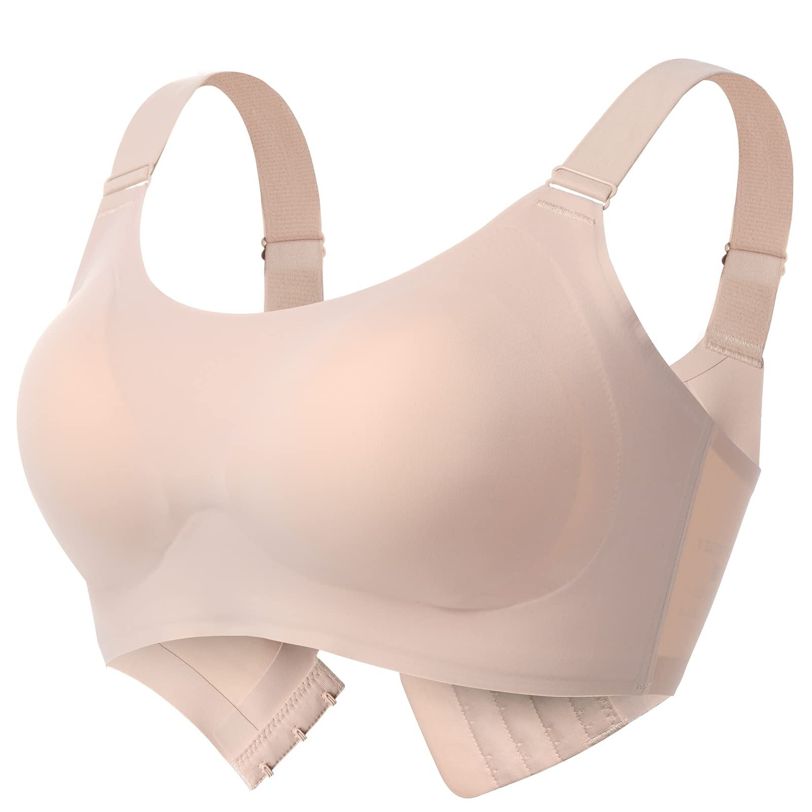Momcozy Seamless Bra for Women, Wireless Invisible Support Bra ...