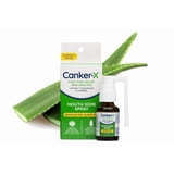 Canker-X Mouth Sore Spray, Oral Pain Relief from Canker Sores, & Mouth ...