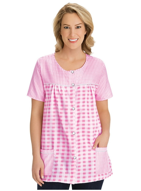 Womens Seersucker Tops